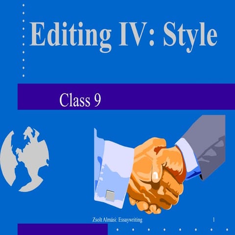 Editing 4: Style | PPT
