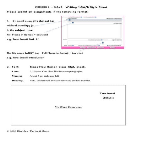 Writing Style Sheet | PDF