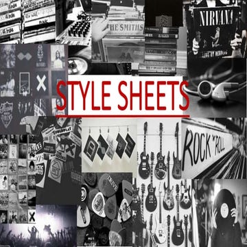 Style sheets (1) | PPT
