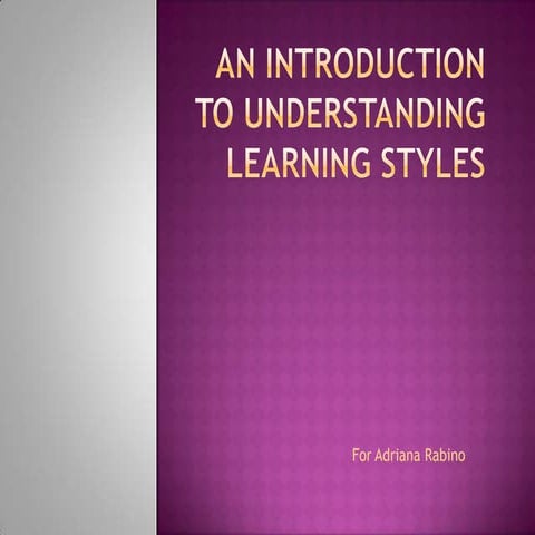 Styles learning | PPTX