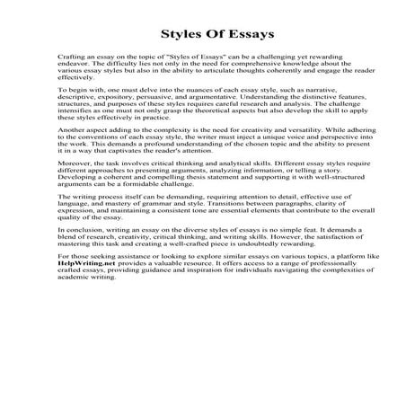 Styles Of Essays.pdf
