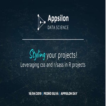 Styling Your Projects Leveraging Css And R Sass In R Projects Ppt