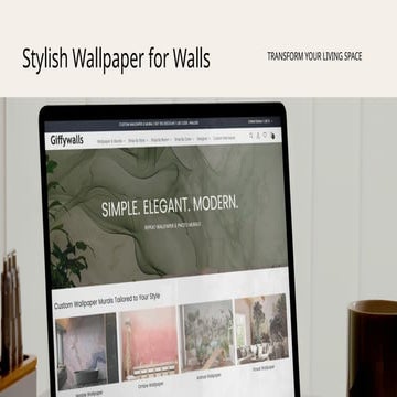 Stylish Wallpaper for Walls – Modern Elegance for Every Space | PPTX