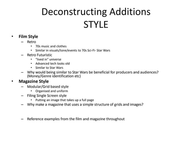 Stylistic features | PPT Stylistic features | PPT