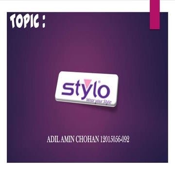 Stylo Company | PPTX
