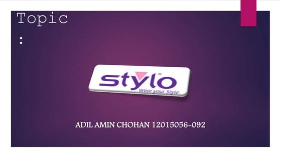 Stylo Pens storyboard - KCB101 | PPTX
