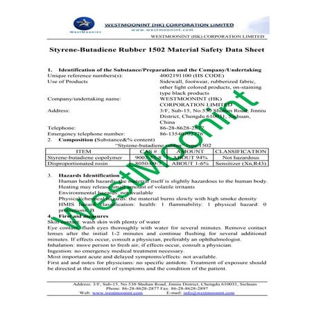 Chlorosulfonated polyethylene-material-safety-data-sheet | PDF