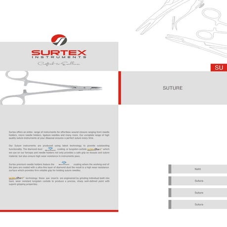 Needle Holders Suture Instruments | PDF