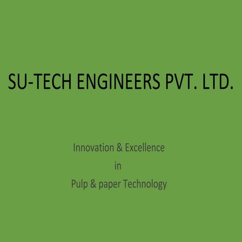 Su tech engineers pvt | PPT