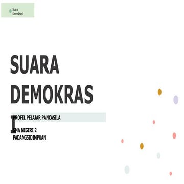 Suara Demokrasi_Fase E PEMILIHAN KETUA OSIS | PPTX