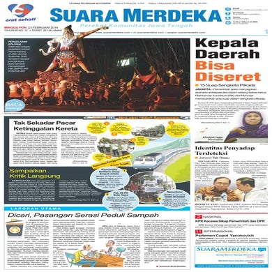 Suara Merdeka 23 Februari 2014 | PDF