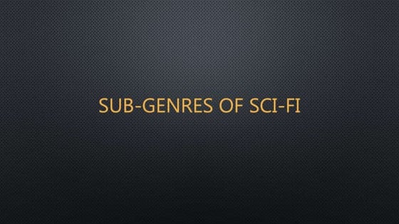 Sci fi | PPTX
