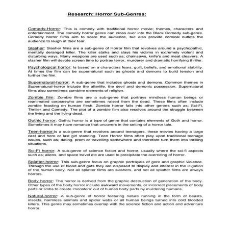 Media examples of genres | PPTX