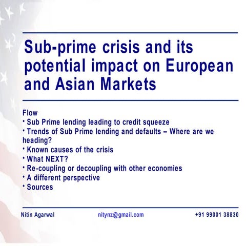 Sub Prime Crisis And Its Impact | PPT
