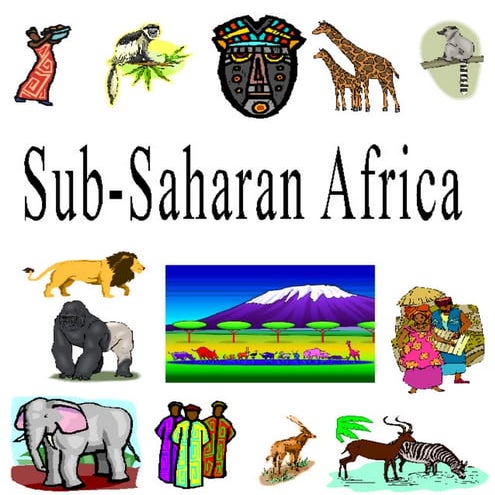 Sub saharan africa | PDF
