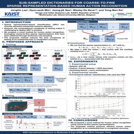 Sub-sampled dictionaries for coarse-to-fine sparse representation-based human action recognition ...