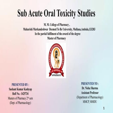 Chronic Toxicity Study (OECD TG-452).pptx