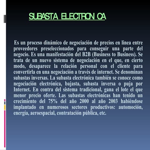 Subasta | PPT