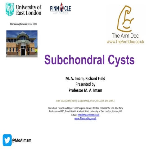 Subchondral cysts | PPT