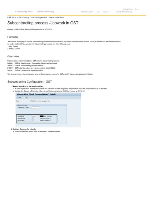 STO movement Type | DOC