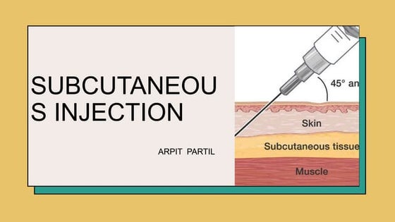 Injection administration ppt | PPT