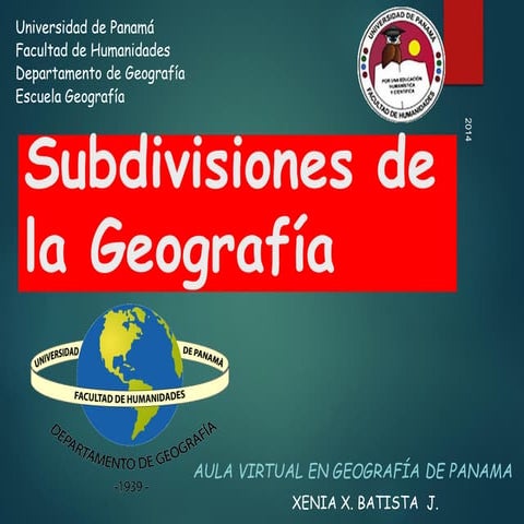 Subdivisiones de geografía | PDF