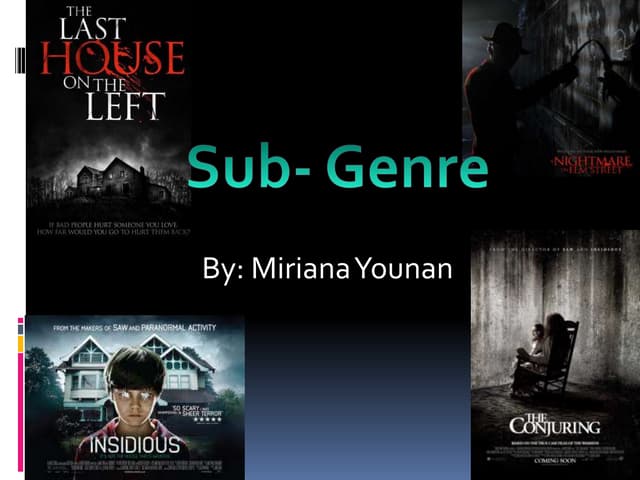 Conventions of the Fantasy genre | PPTX