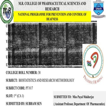 National Programme for Prevention and Control of Deafness (NPPCD) | PPTX