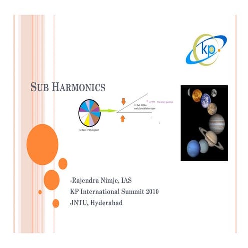 Sub harmonics presentation | PDF