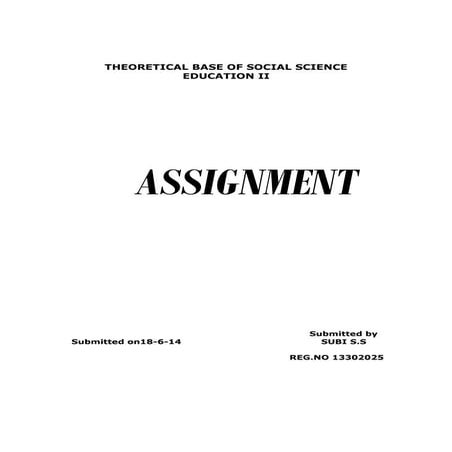 Assignment | DOC