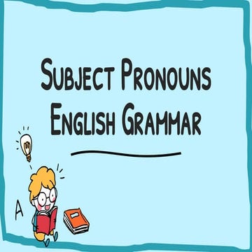 Subject Pronouns Ppt ESL Object Pronouns Interactive Game (teacher