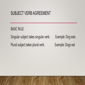 SUBJECT-VERB-AGREEMENT.pptx12345656556256529563 | PPT