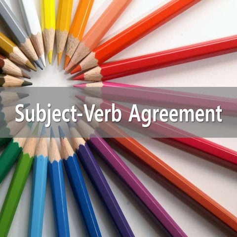 Subject Verb Agreement | PPT