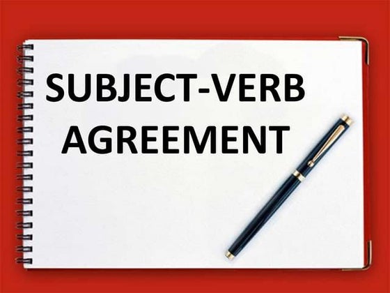 SUBJECT VERB AGREEMENT 5 | PPTX
