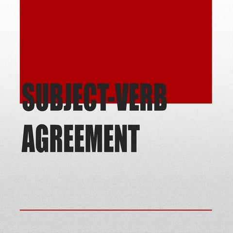 Subject - Verb Agreement powerpoint.pptx