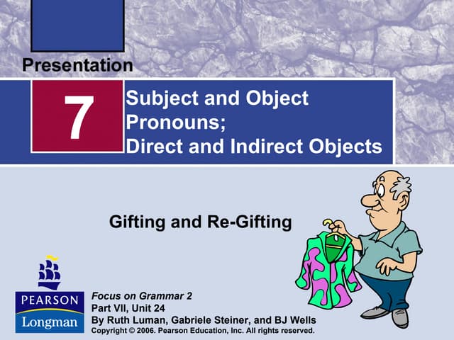 Subject and Object pronouns | PPT