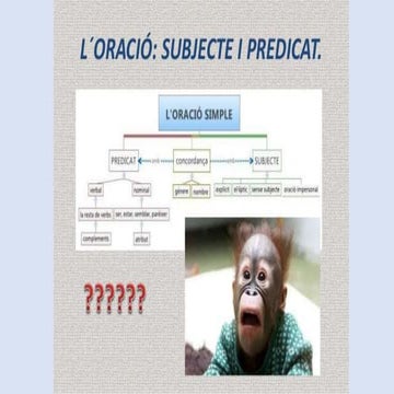 Subjecte i predicat | PPTX