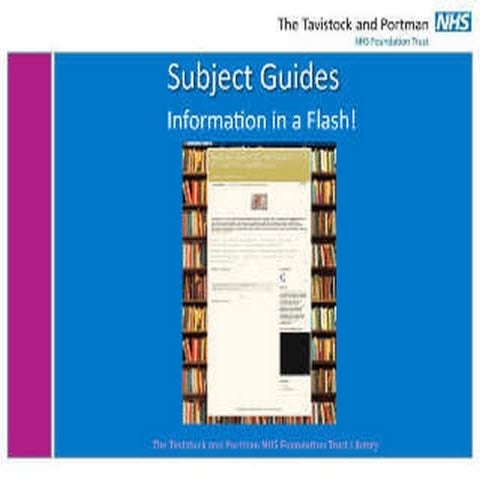 Subject guides | PPT