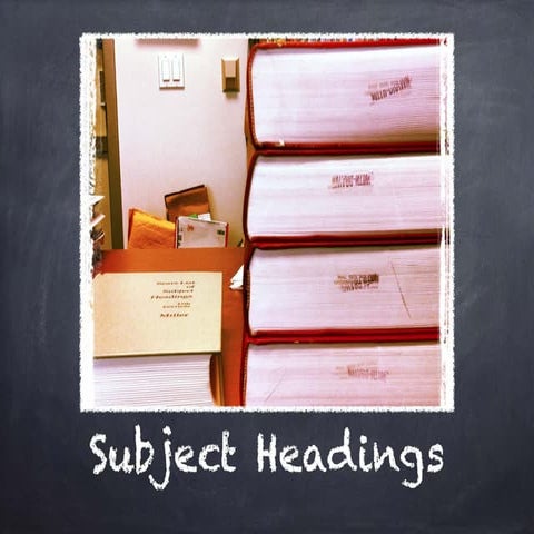 Subject Headings Assignment | PDF