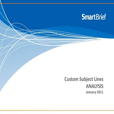 Subject line presentation | PPT