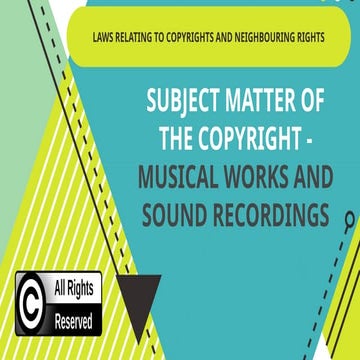 SUBJECT MATTER OF COPYRIGHT - SOUND AND MUSIC.pptx
