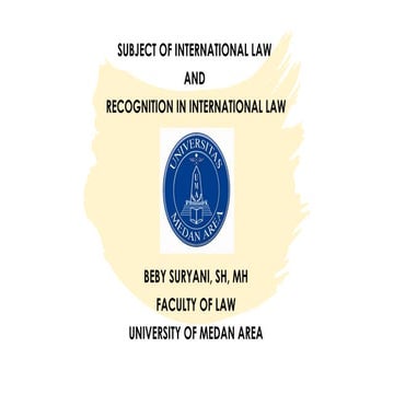 SUBJECT OF INTERNATIONAL LAW AND RECOGNITION (1).pptx