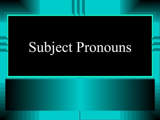 Pronouns | PPT