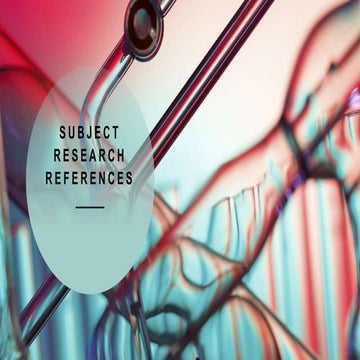 Subject Research References.pptx