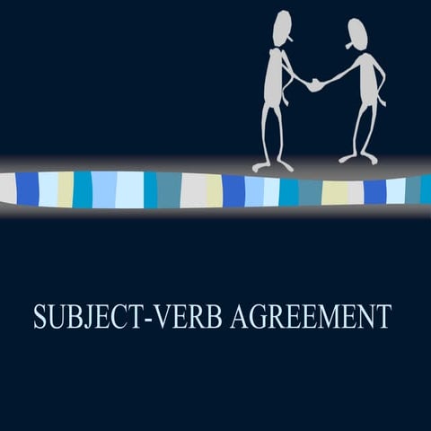 Subject-Verb Agreement - Basic Rules | PPTX