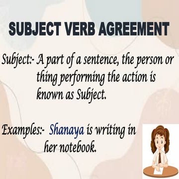 Subject verb agreement.pptx with all rules | PPTX