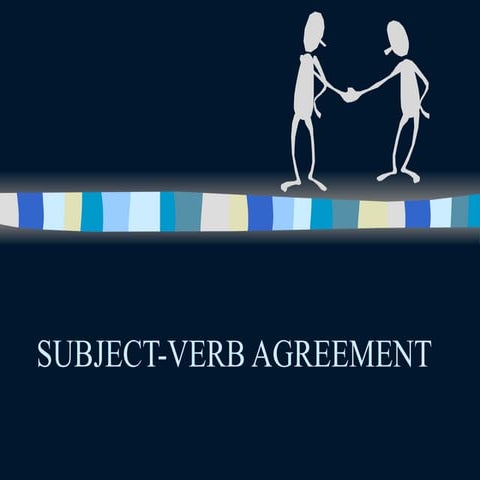 Subject Verb Agreement PowerPoint Presentation | PPT
