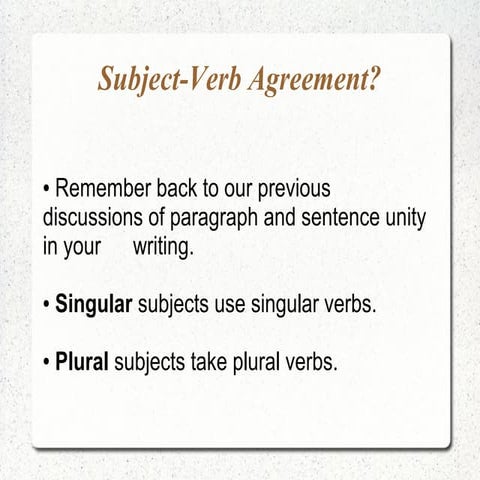 Grade 4 English: Subject-Verb Agreement.pptx