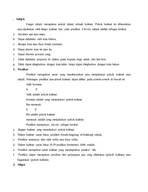 pertemuan9-Kalimat Dasar ciri subjek predikat objek pelengk.pptx