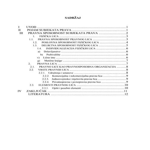 Subjekti prava | DOC